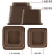 Home Intuition Heavy Duty Adjustable Bed Risers Furniture Riser 3, 5 or ...