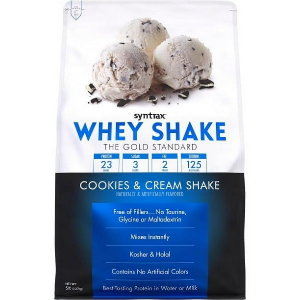 SYNTRAX WHEY SHAKE 5LBS COOKIES AND CREAM | Walmart en línea
