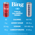 Bing Healthy Energy Drinks, Bing Cherry, 12 Pack, 12 oz, Low Sugar ...