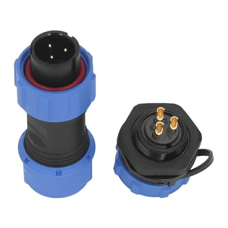 Ecomeon Aviation Plug Socket IP68 Waterproof Connector 3 Pin 3 Hole ...