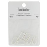 19mm Metal Rectangle Hinged Closures - 6ct. by Bead Landing - Walmart.com
