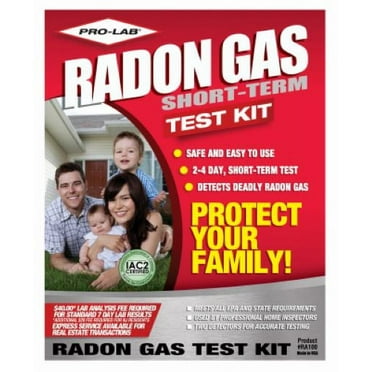 PRO-LAB Home Radon Gas Detector - RA100 Do It Yourself Test Kit ...