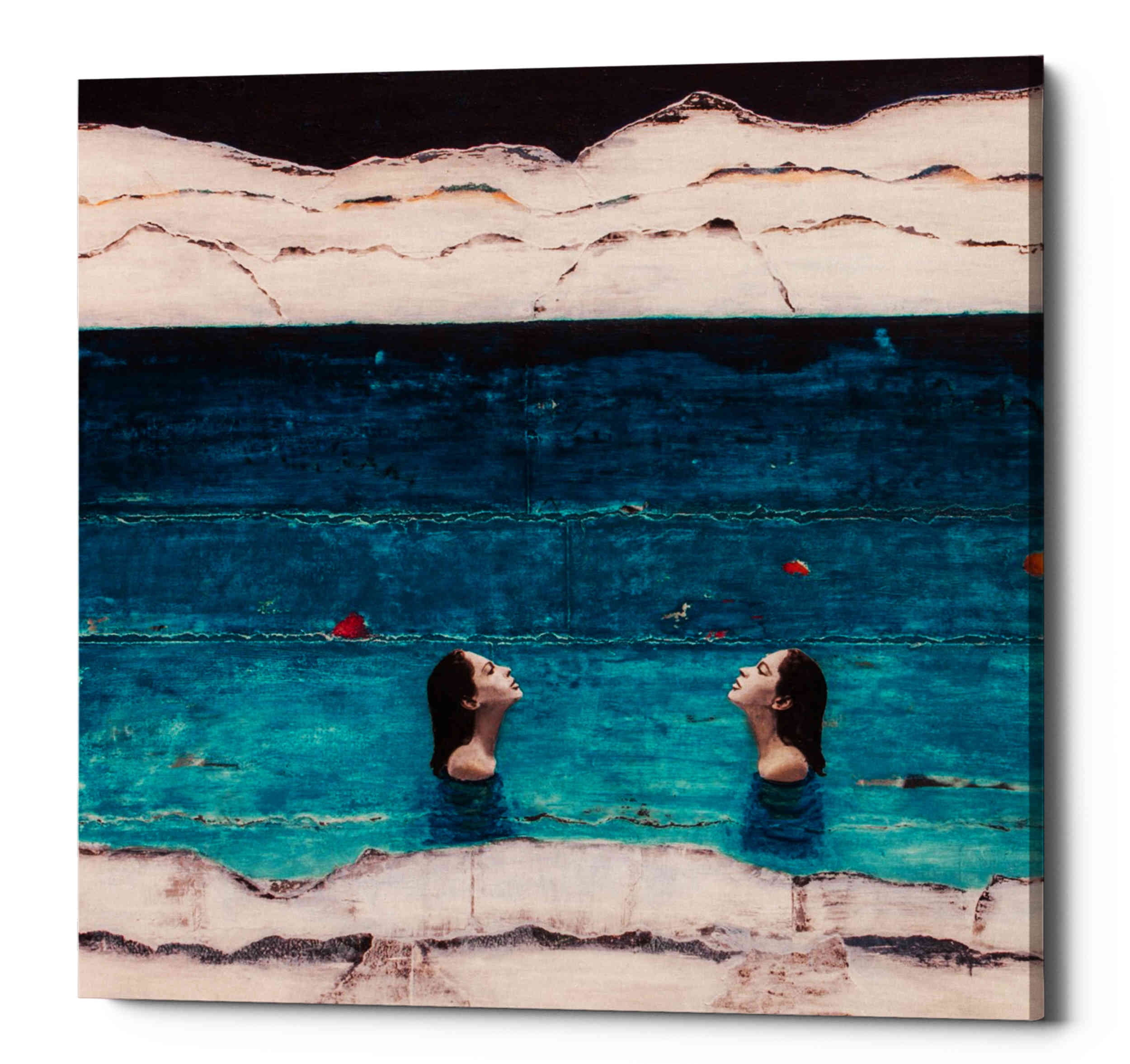 Epic Graffiti 'Rising Waters' by DB Waterman, Canvas Wall Art, 12"x12 ...