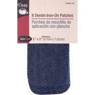 Denim Iron-On Patching Cloth, 9" X 12" 1Pk, Faded Blue - Walmart.com