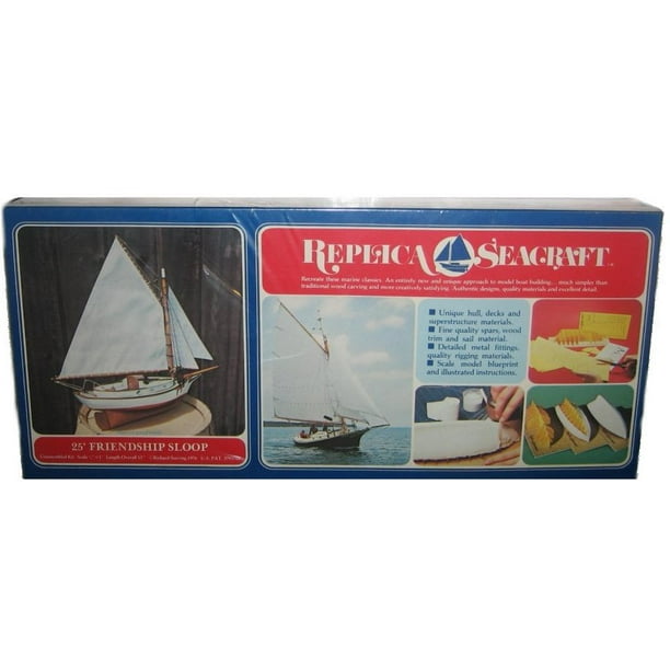 Friendship Sloop Replica Seacraft 25' Wood & Metal Model Ship - Walmart ...