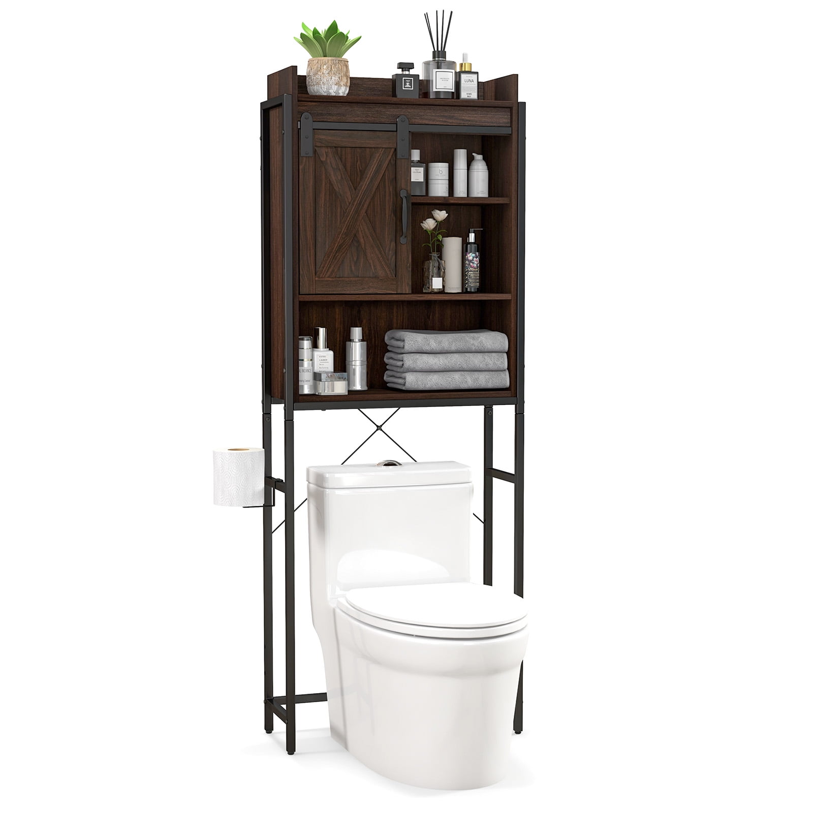 Click here for Costway Over-The-Toilet Storage Cabinet Bathroom O... prices