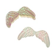 Embossed Angel Wing Party Favor Embellishments, 1-1/2-Inch, 6-Count ...
