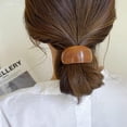 4 count Decorative Tortoise Shell Hair Ties for Girls Women, Celluloid ...