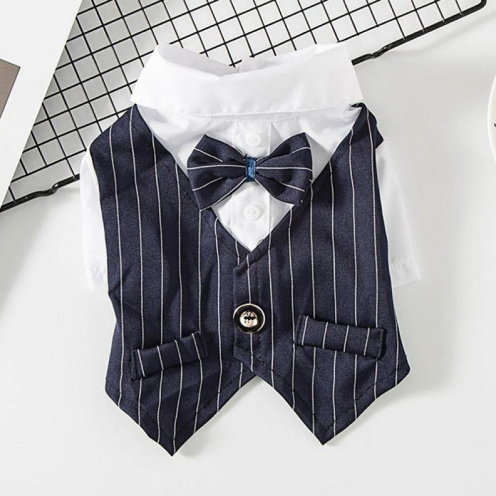 HULKLIFE Gentleman Dog And Cat Clothes Wedding Suit Formal Shirt For ...