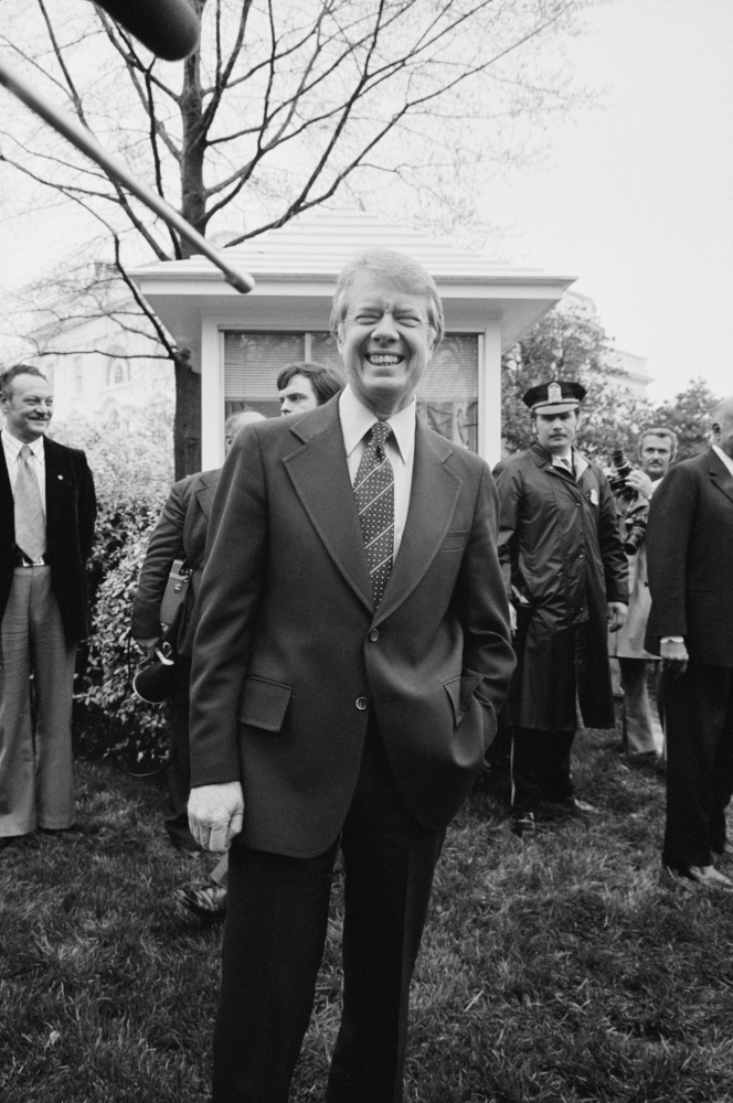 Jimmy Carter (1924- ). /N39Th President Of The United States. Speaking ...