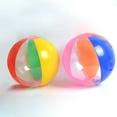 Wilitto Beach Ball Toy Glowing Portable Hidden Nozzle Built-in Battery ...