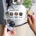 Grill Mark 21 in. L Rubber Propane Hose and Regulator - Walmart.com