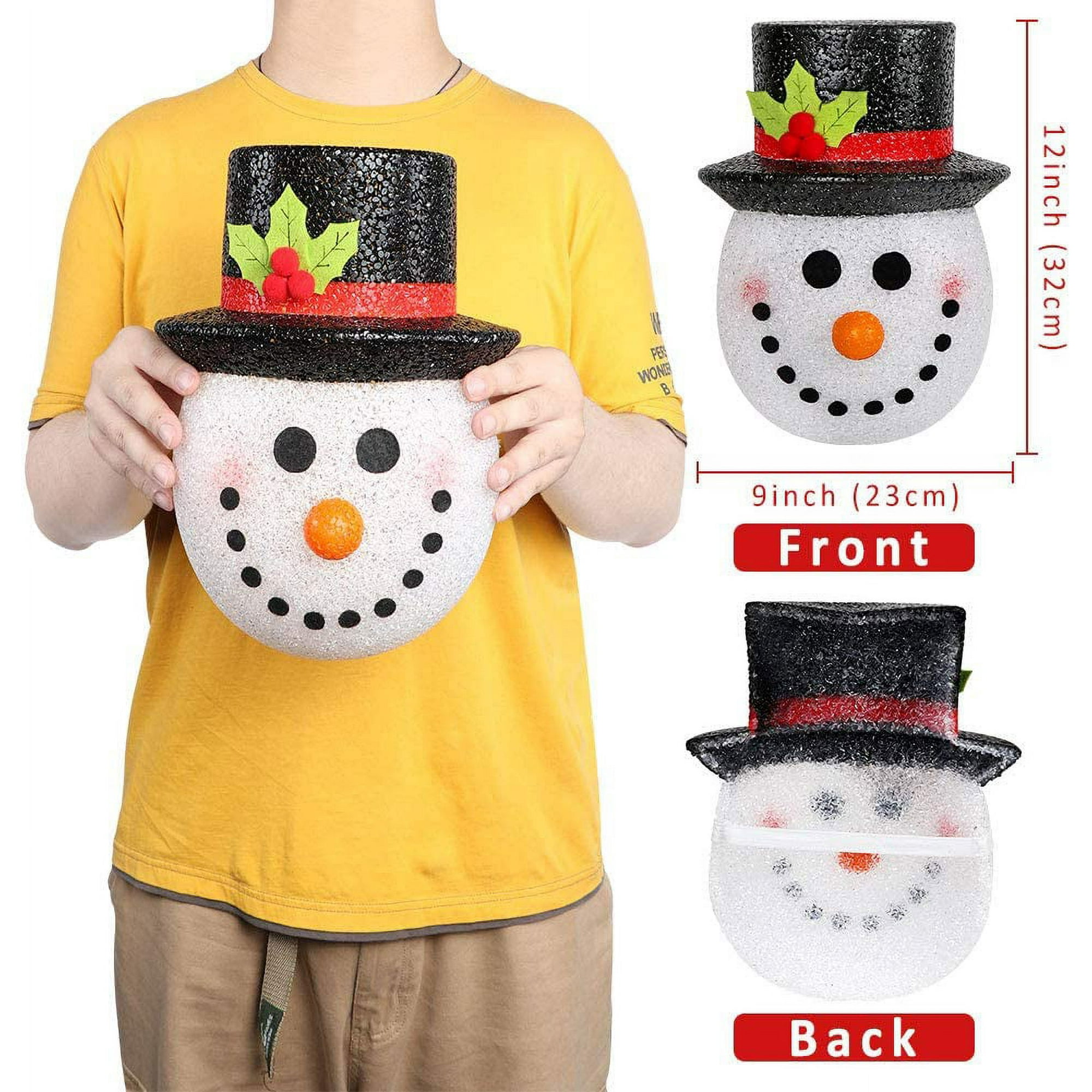Click here for Xiang 2 Pack Snowman Christmas Porch Light Covers... prices