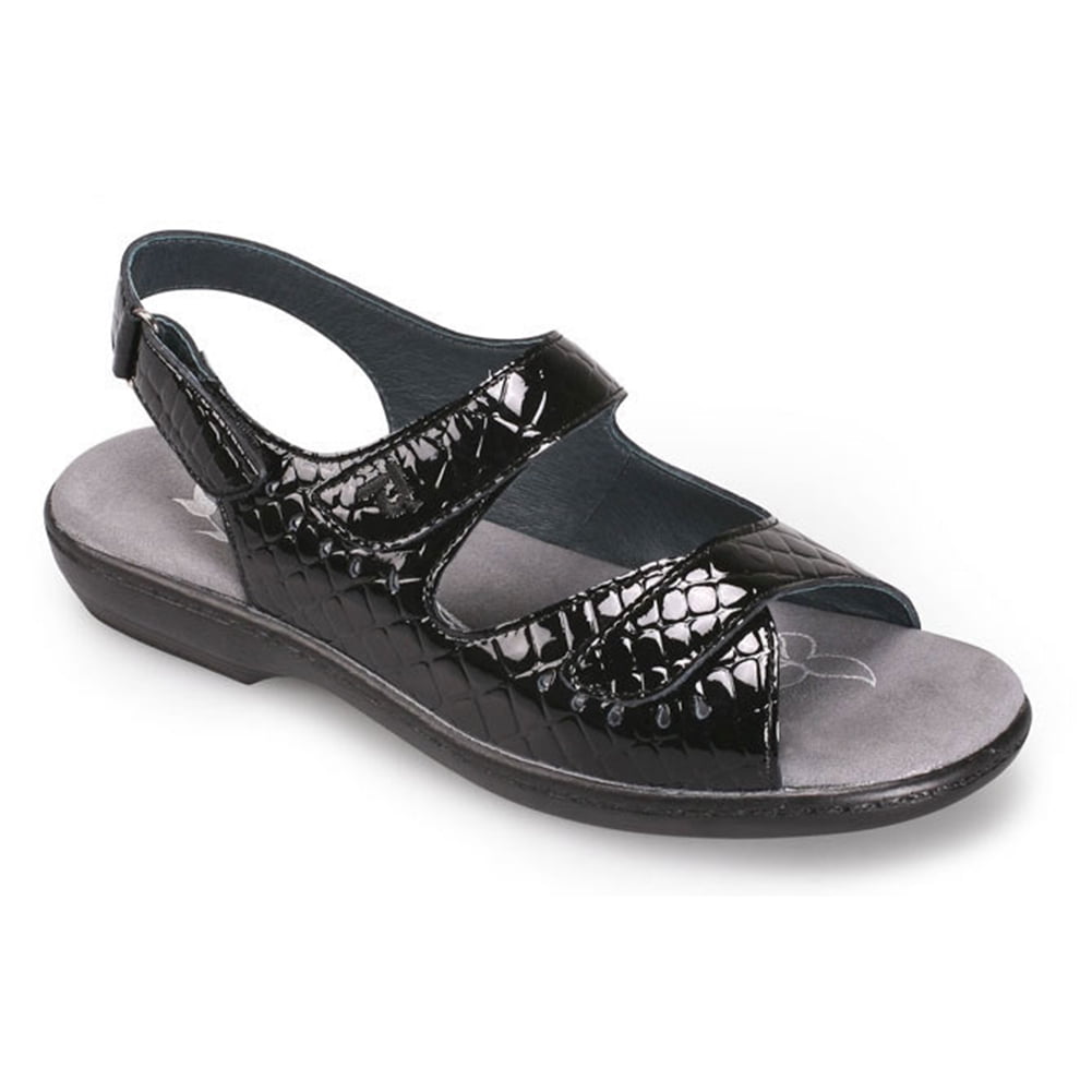 Propet Trinidad - Sandals - Women's - New Black Croco - Walmart.com