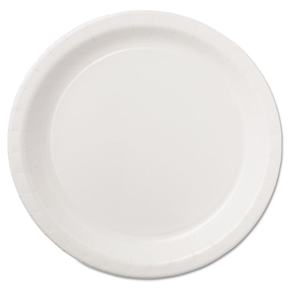 Hoffmaster White Coated Paper Lunch Plates, 9", 500 Count - Walmart.com