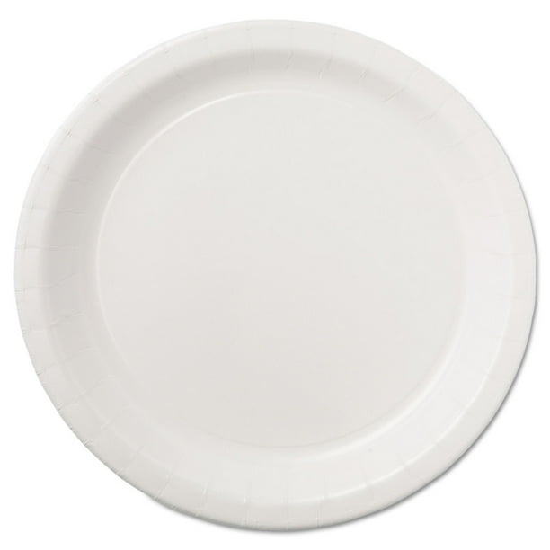Hoffmaster White Coated Paper Lunch Plates, 9", 500 Count - Walmart.com