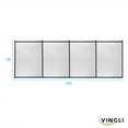 VINGLI 4ft x 12ft DIY In-Ground Swimming Pool Safety Fencing, Strong ...