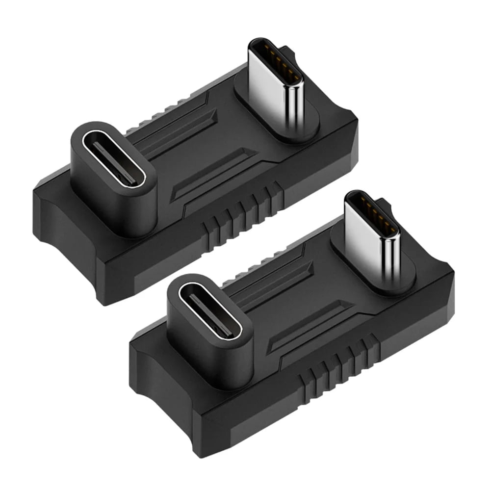 Paquete de 2 adaptadores USB C 180 tipo C extensor en forma de U PD ...