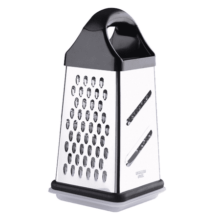 Box Grater, Stainless Graters with 4 Sides Nonstick Coating for ...