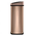 Gold Copper 13-Gallon Stainless Steel Automatic Touch-Free Kitchen ...