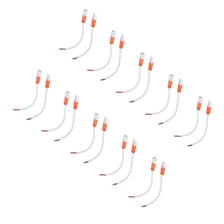 Pin Connector,10 Set LED Strip LED Male Female Connector Pin Quick Plug ...