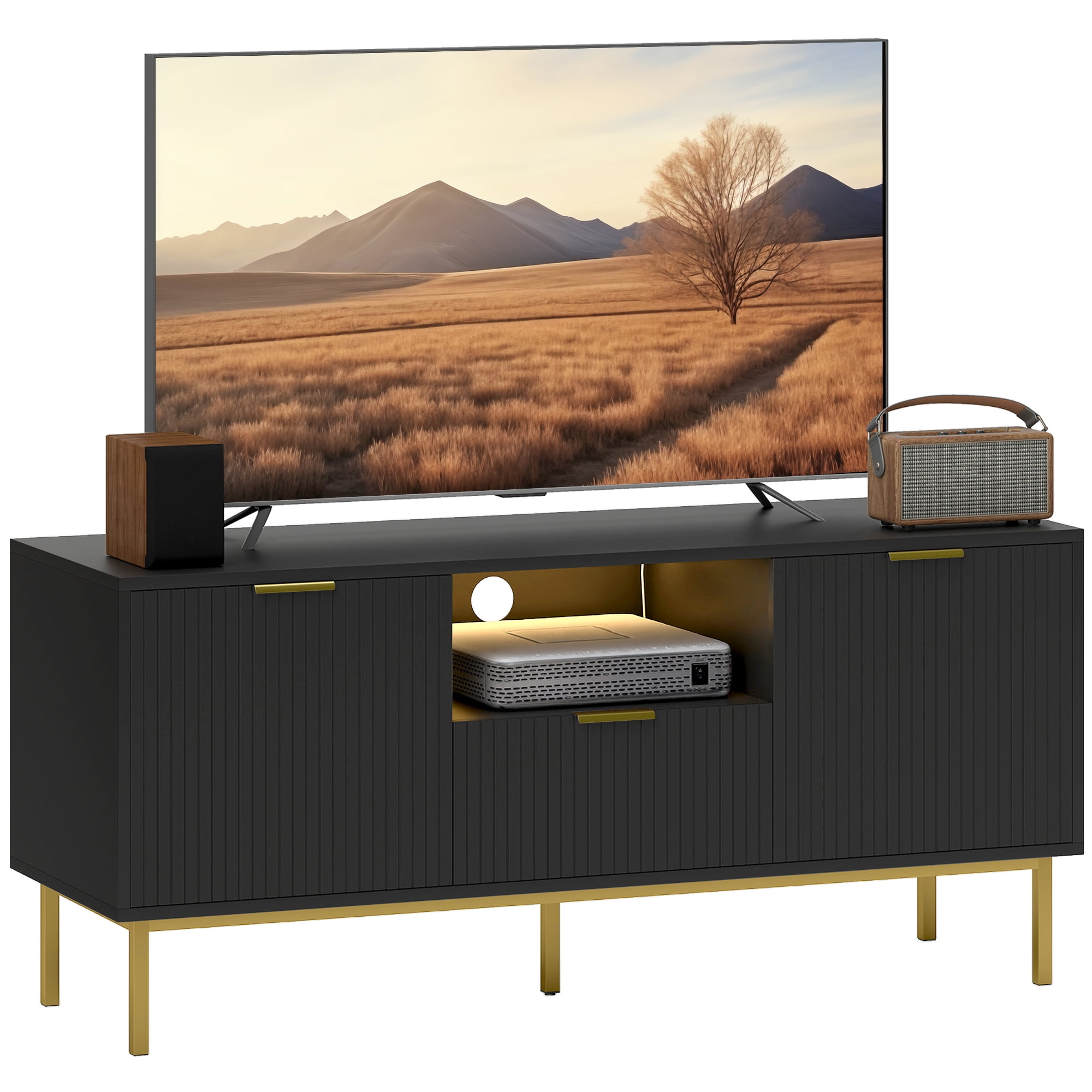Click here for Homcom Tv Console With Rgb Led Lights  Tv Unit For... prices