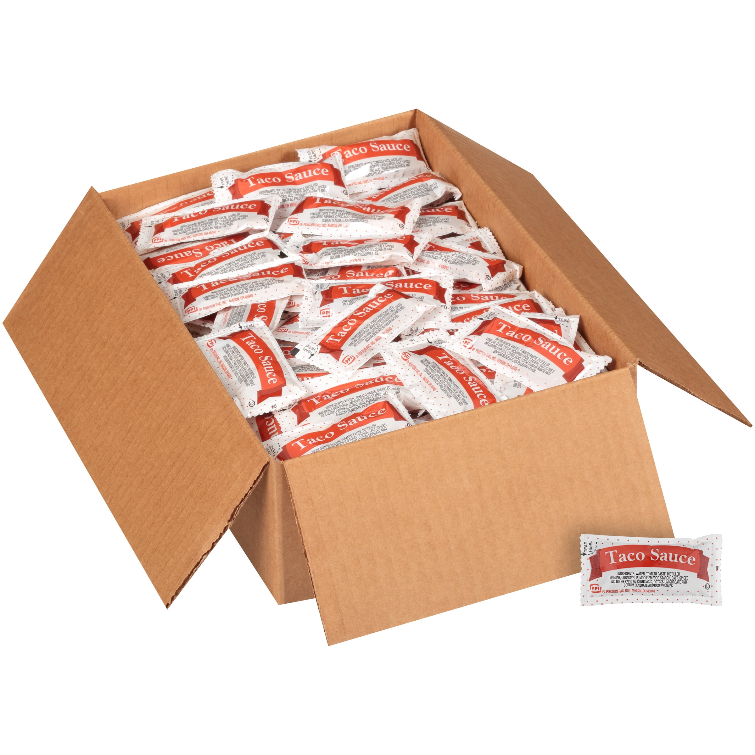 PPI Single Serve Taco Sauce, 9 gr. Packets (Pack of 200) - Walmart.com