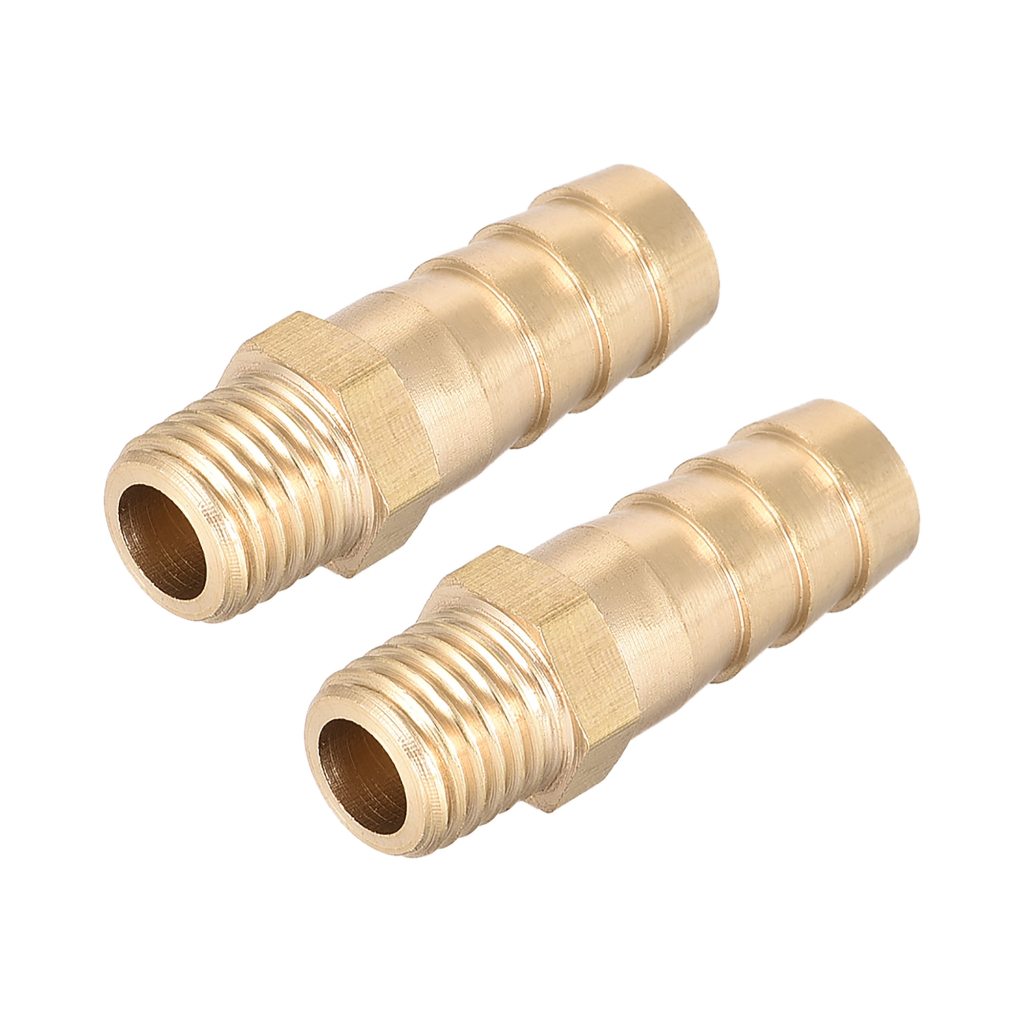 Brass Fitting Connector Metric M10x1.25 Male to Barb Hose ID 10mm 2 pcs ...