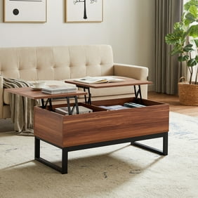 Elegant Coffee Table & Extension Top, Natural - Walmart.com