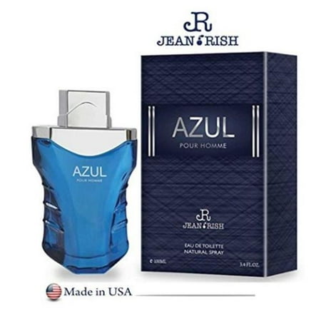 Jean Rish JR 08 3.4 fl oz 100Ml Azul Men Eau De Toilette Perfume ...