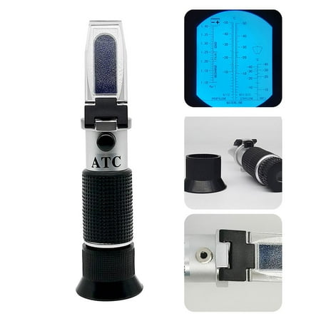 Antifreeze Refractometer Optical Portable Battery Acid Ethylene Glycol ...
