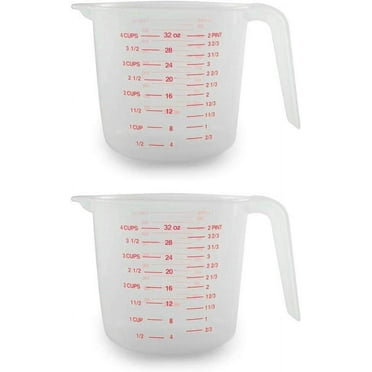 Norpro 4 Cup Plastic Measuring Cup for Kitchen, Ideal for Dry ...