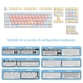 112 Keys Keycaps Five-Sided Heat Sublimated For Mechanical Keyboard ...