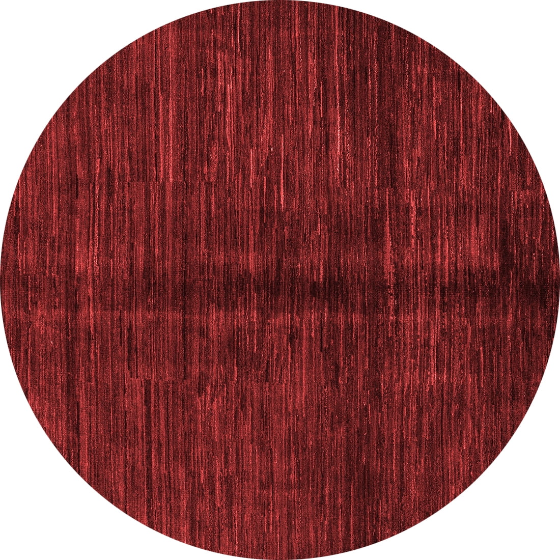 Ahgly Company Indoor Round Abstract Red Modern Area Rugs, 8' Round ...