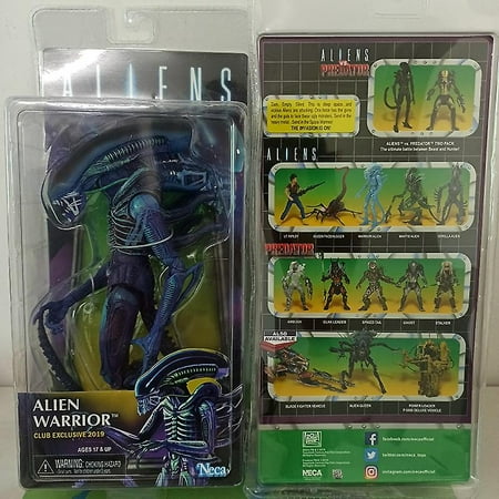 Alien Movie Version 2019 Warrior Blue Alien 7-inch Hands-on Model ...