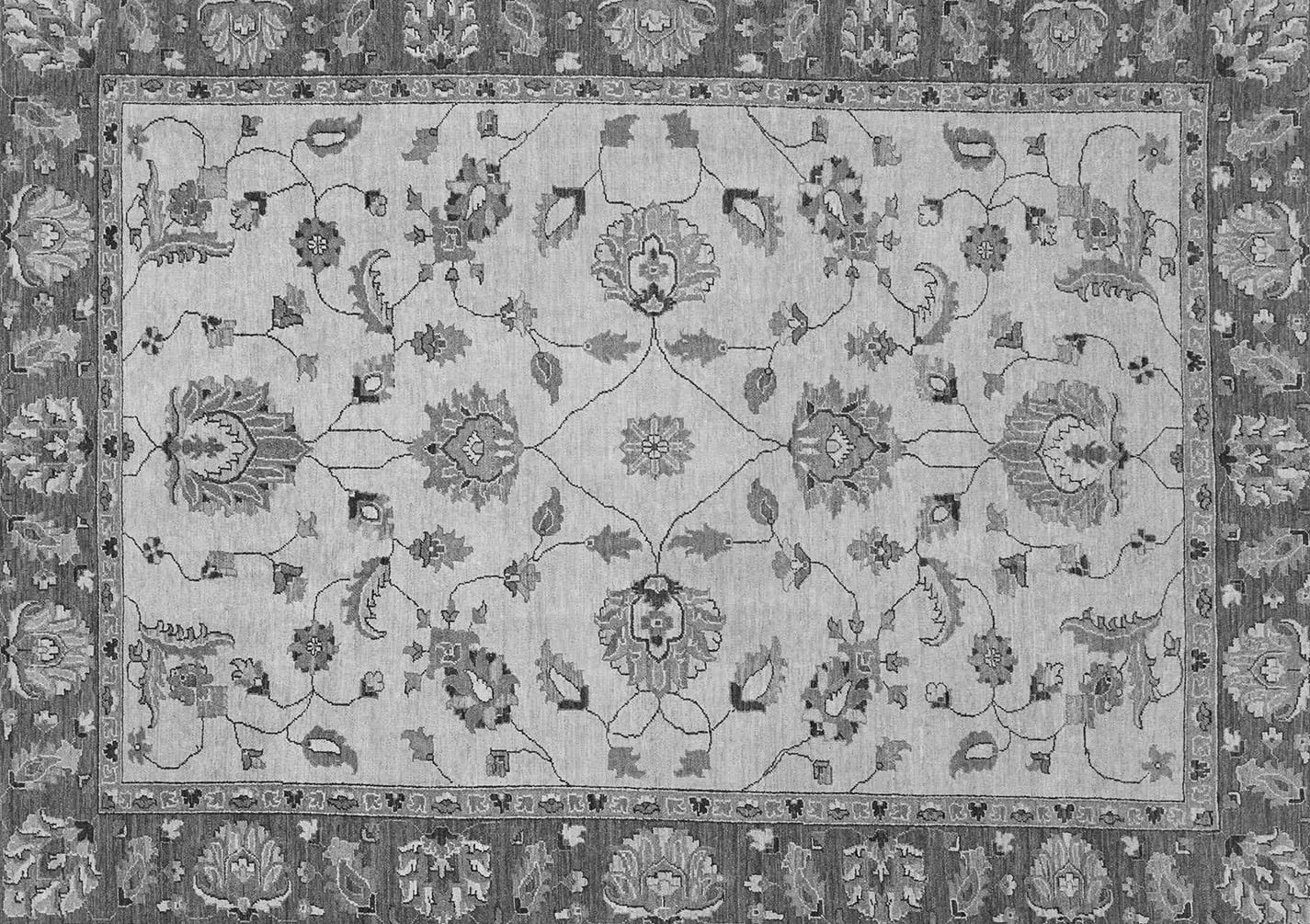 Ahgly Company Indoor Rectangle Abstract Gray Modern Area Rugs, 2' x 3 ...