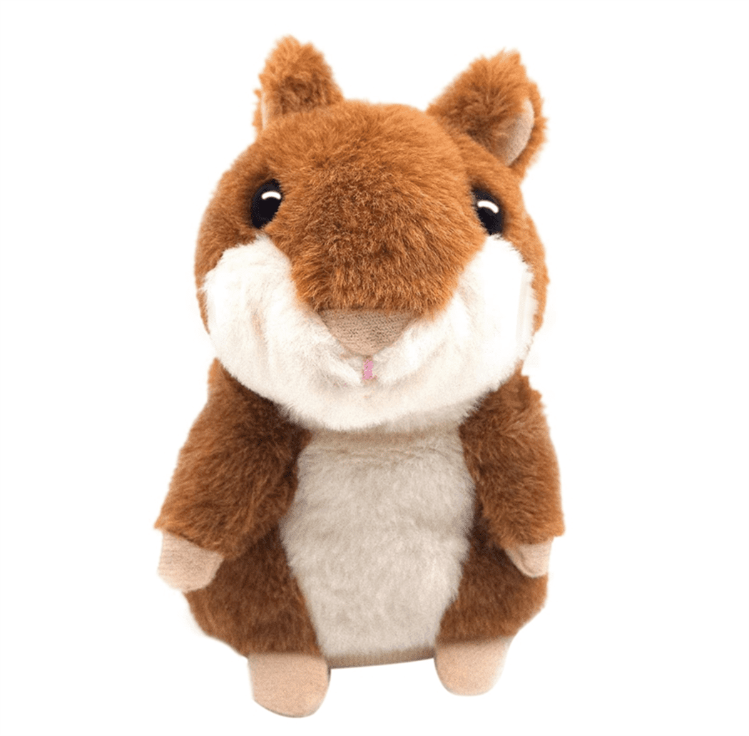 Happon Talking Hamster, 1 Pack Interactive Stuffed Plush Animal Talking ...