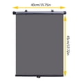 2 Pcs Car Window Shade Breathable Mesh Car Front Rear Window Sunshade ...