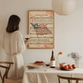 Affixzi Vintage Sheet Music Wall Art Patriotic Canvas Print, America ...
