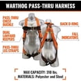 50’ Roofer's Safety Bucket Kit – Warthog Pass-Thru Safety Harness ...