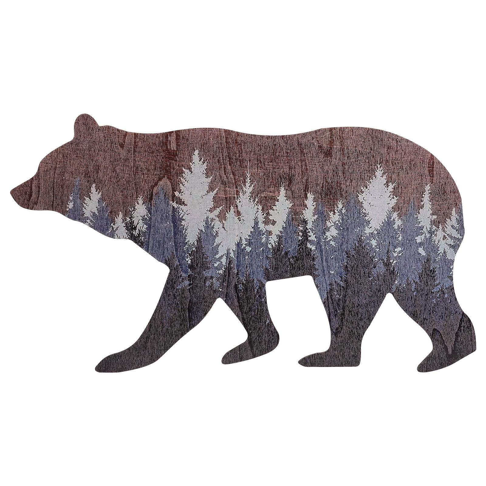 Rustic Nursery Decor Art Sign Animal Model Wall Decoration Adventure ...