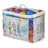 Intex 100-Pack Plastic Balls (2 Pack) w/ Inflatable Ball Pit Bouncer ...
