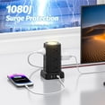 Power Strips with Surge Protection, Flat Plug Power Strip with 12 ...