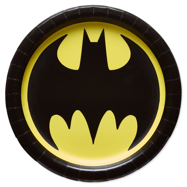 American Greetings 9Inches Batman Paper Party Plates, 8 Count - Walmart.com