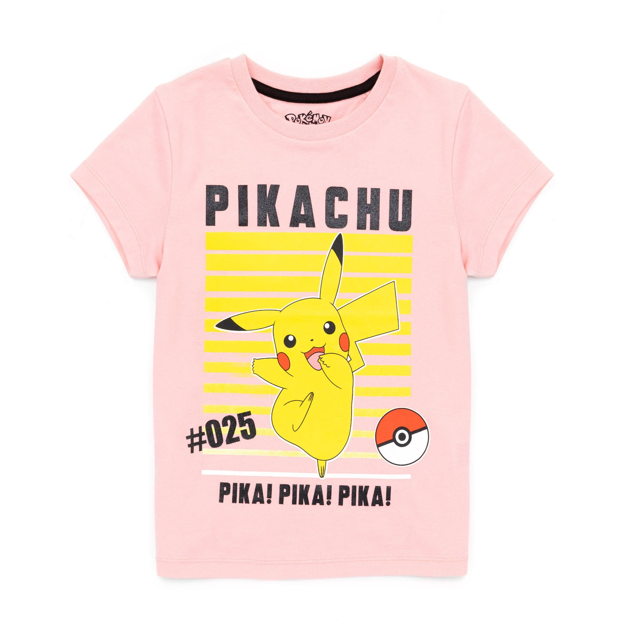 Click here for Pokémon Pokemon Girls Pink Short Sleeved T-Shirt prices