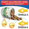 BARK&SPARK Omega 3 for Dogs - 360 Fish Oil Treats for Dog Shedding ...