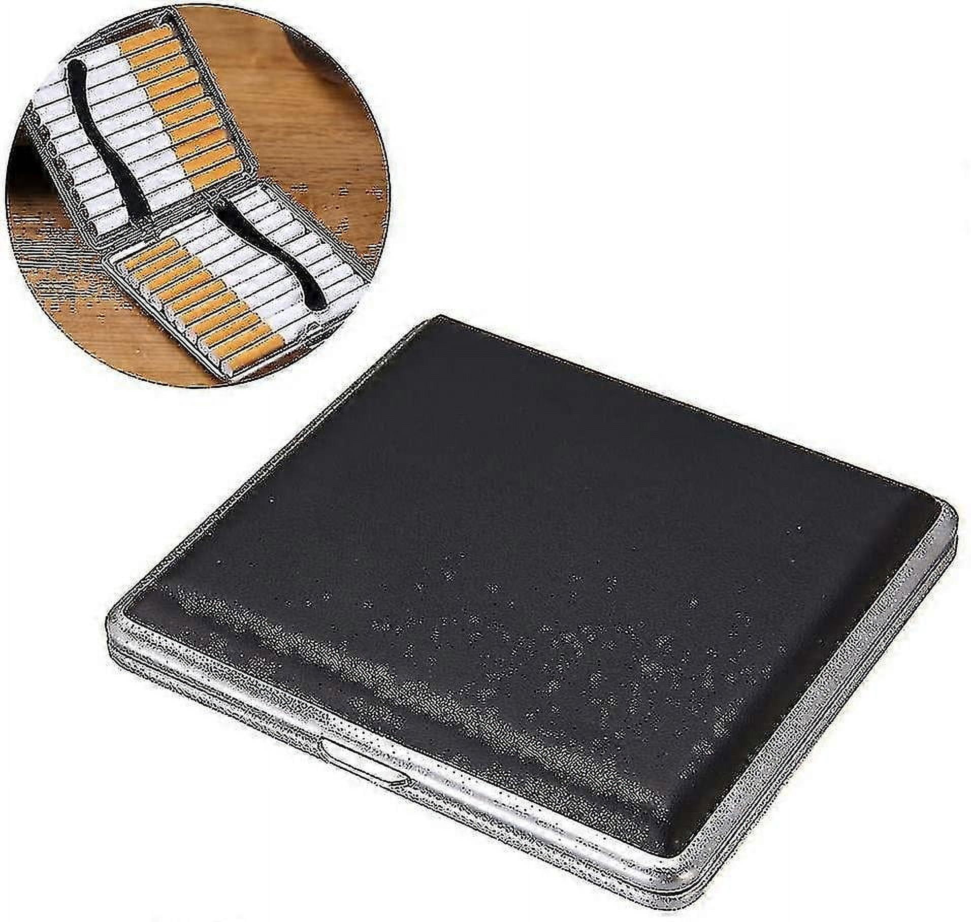 Leather Metal Cigarette Case, Can Hold 20 Cigarettes - Walmart.ca