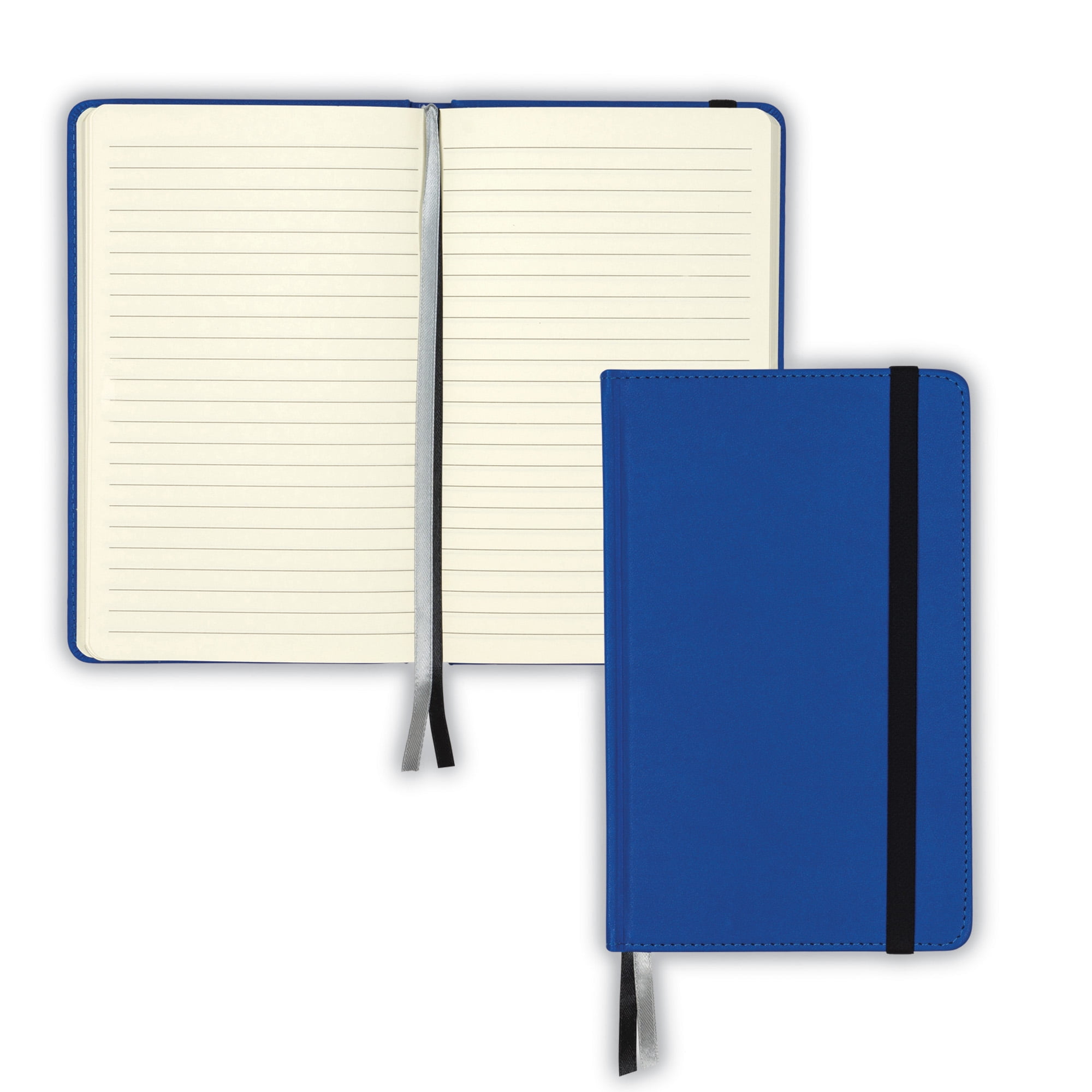Samsill Hardcover Notebook, 5.25 Inch x 8.25 Inch, Blue - Walmart.com