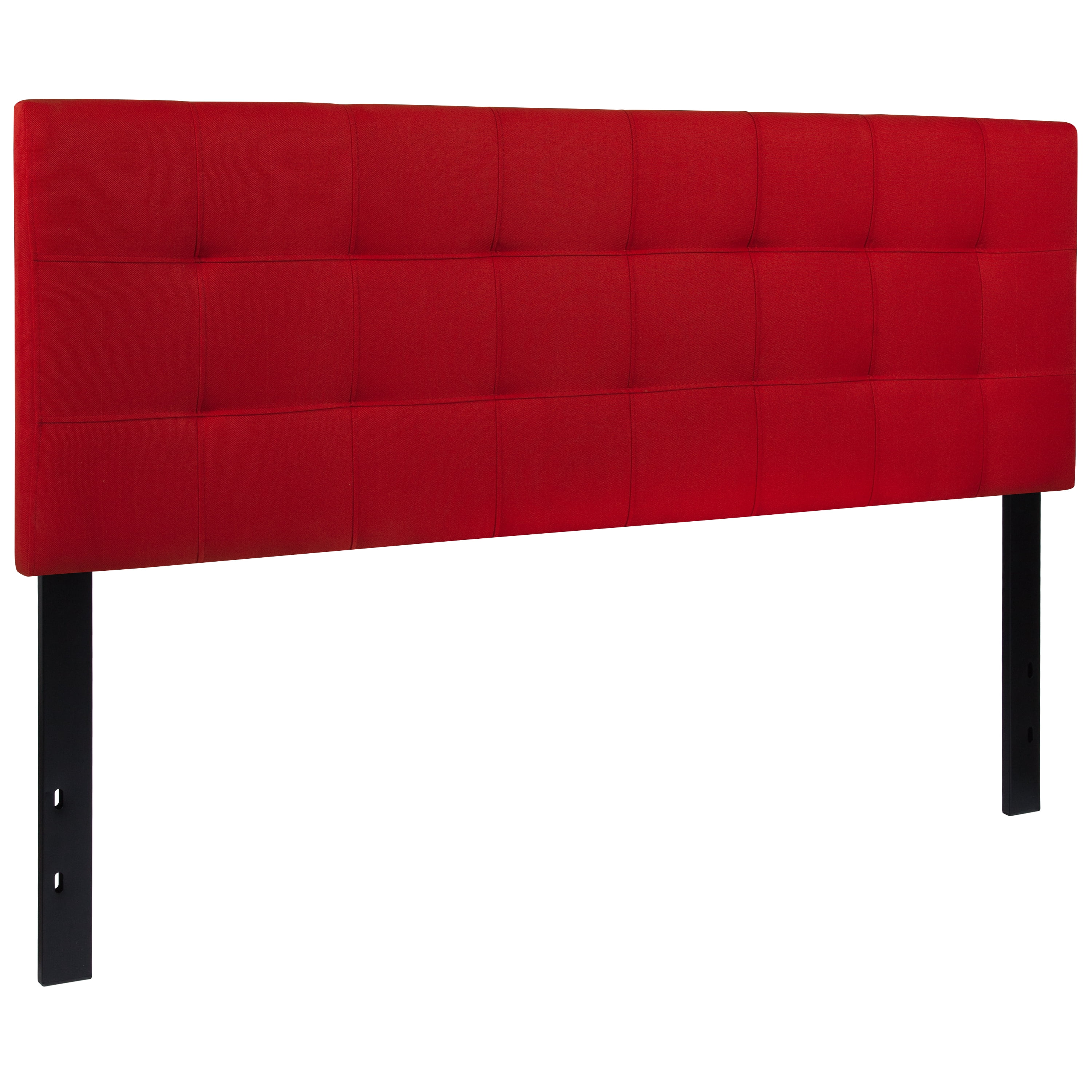 Flash Furniture Bedford Tufted Upholstered Queen Size Headboard in Red ...