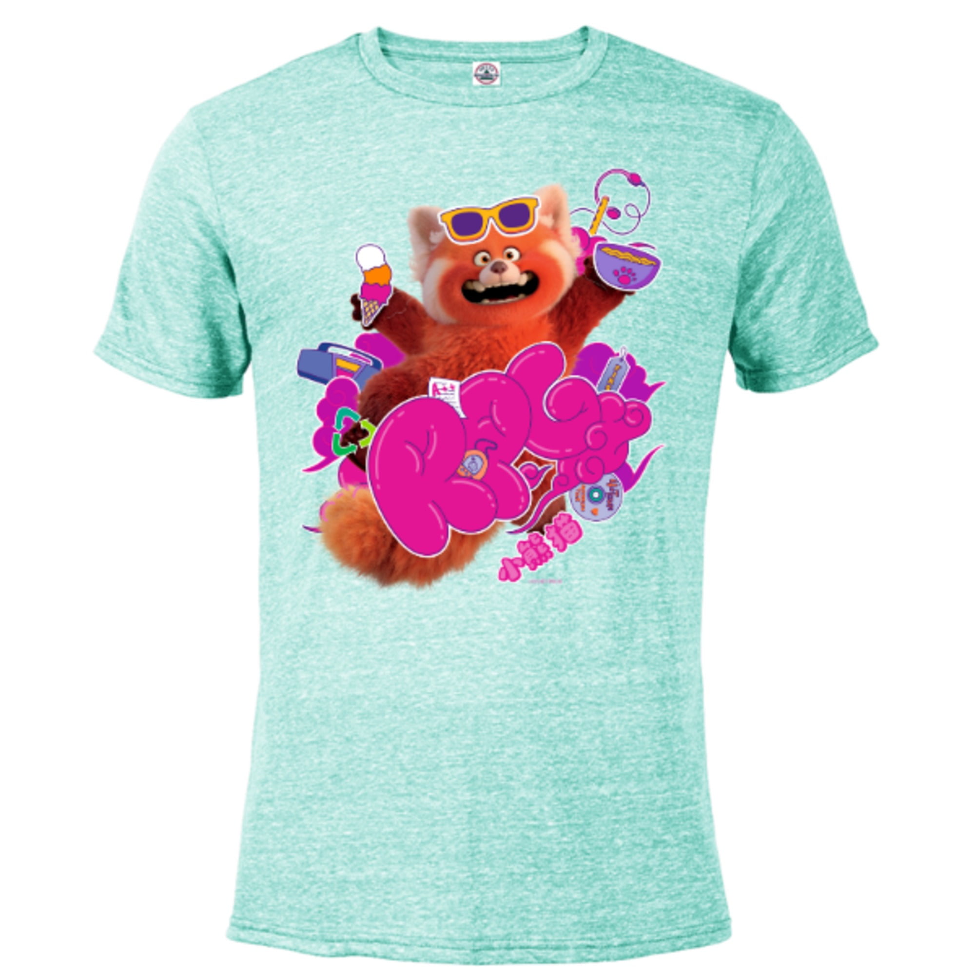 Disney and Pixar’s Turning Red RPG Cute Panda - Short Sleeve Blended T ...